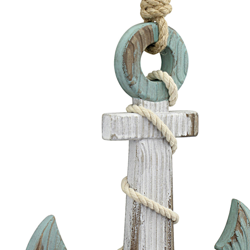 Wood Anchor Wall Decor with Rope | Stonebriar Collection